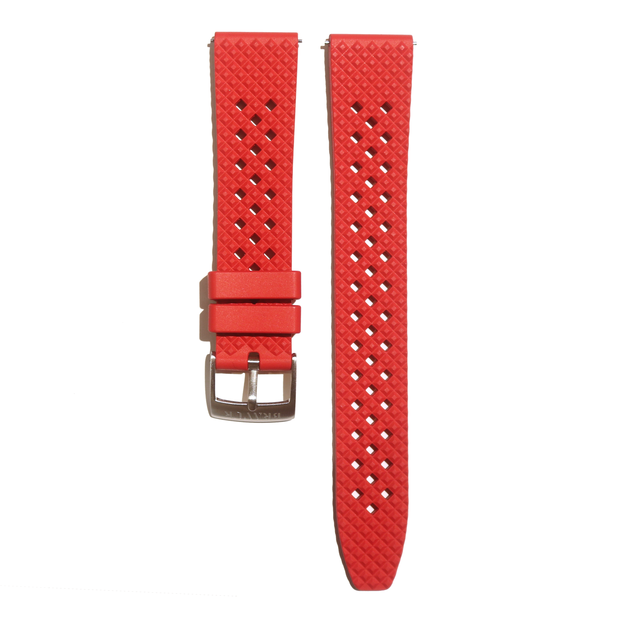 Red FKM rubber strap